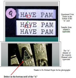 Typewriter Identification of Questioned Documents in FL | Drexler ...